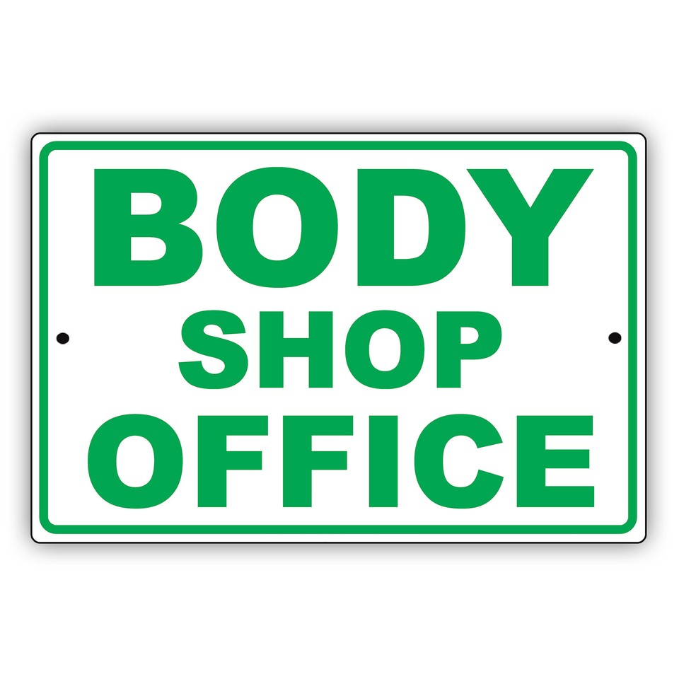 Body Shop Office Auto Garage Car Repair Auto Parts Décor Aluminum Metal ...