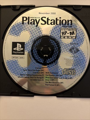 PlayStation Magazine Demo Disc #38 - November 2000 | eBay