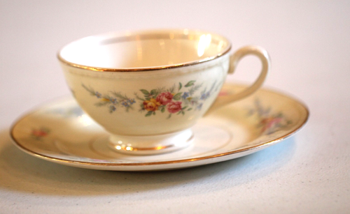 Homer Laughlin Eggshell Georgian Countess Tea Cup & Saucer | eBay