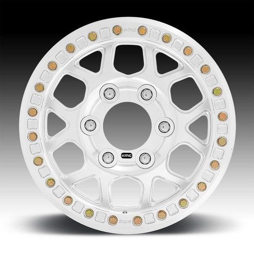 4/KMC KM444 Mesa Beadlock Raw Machined 17x9 6x165.1 0mm (KM44479091500 ...