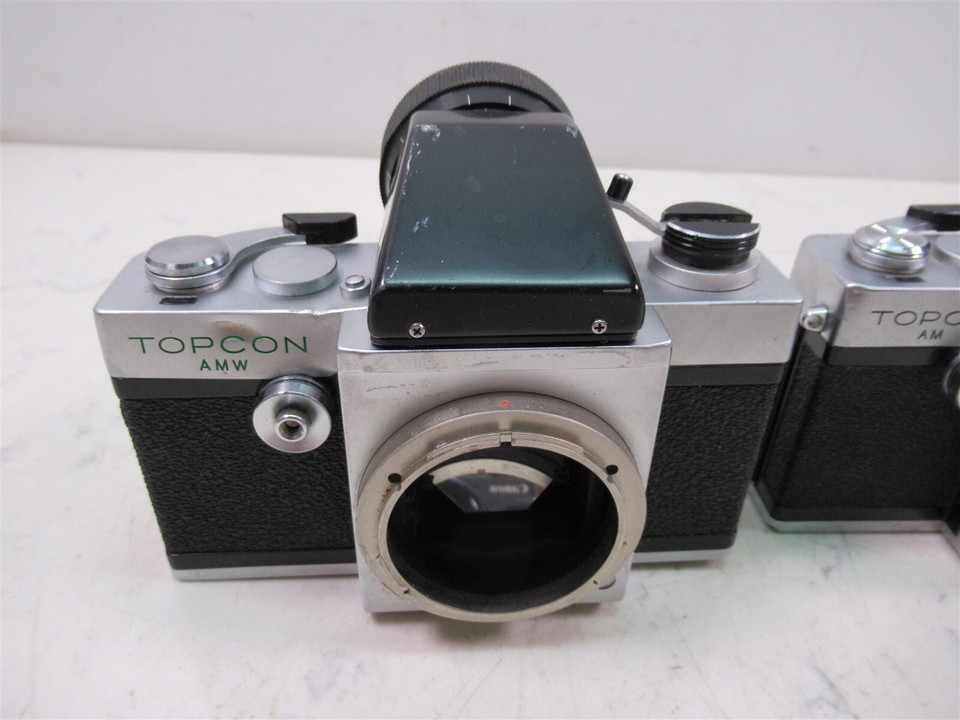 Lot of 2 Topcon AMW & AM Microscope Cameras 35mm Ophthalmology SLR ...