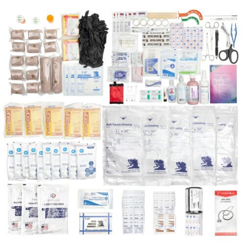 ELITE FIRST AID M17 STOCKED Corpsman Medic Bag Trauma Kit Military ...