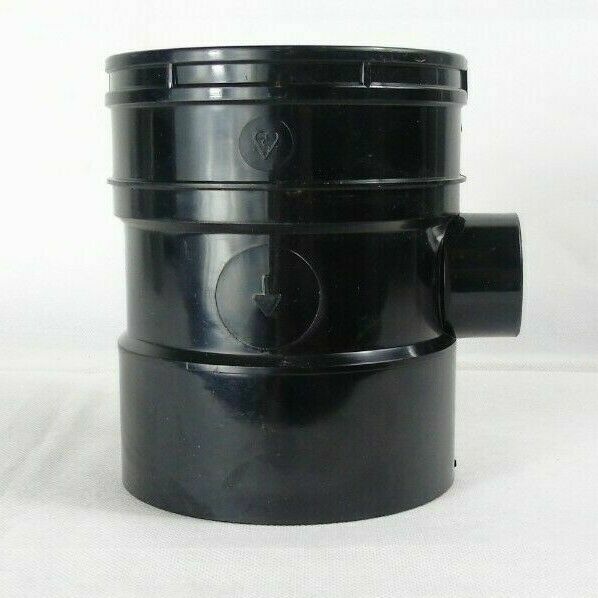 110mm Black Terrain Soil Double Socket Single Bossed 32mm Pipe Connector for sale online | eBay