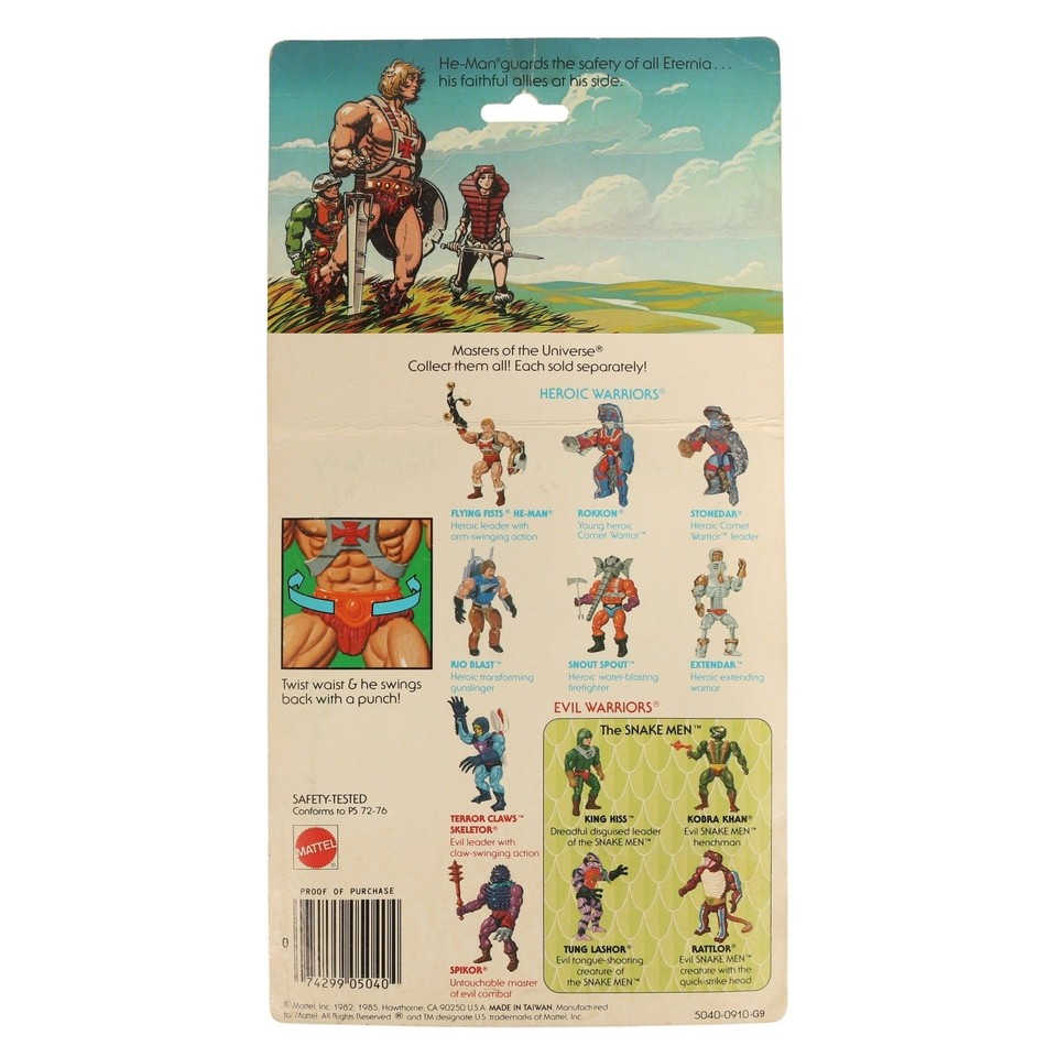 He-Man - US 12 Back MOC - Vintage MOTU / Masters of the Universe | eBay
