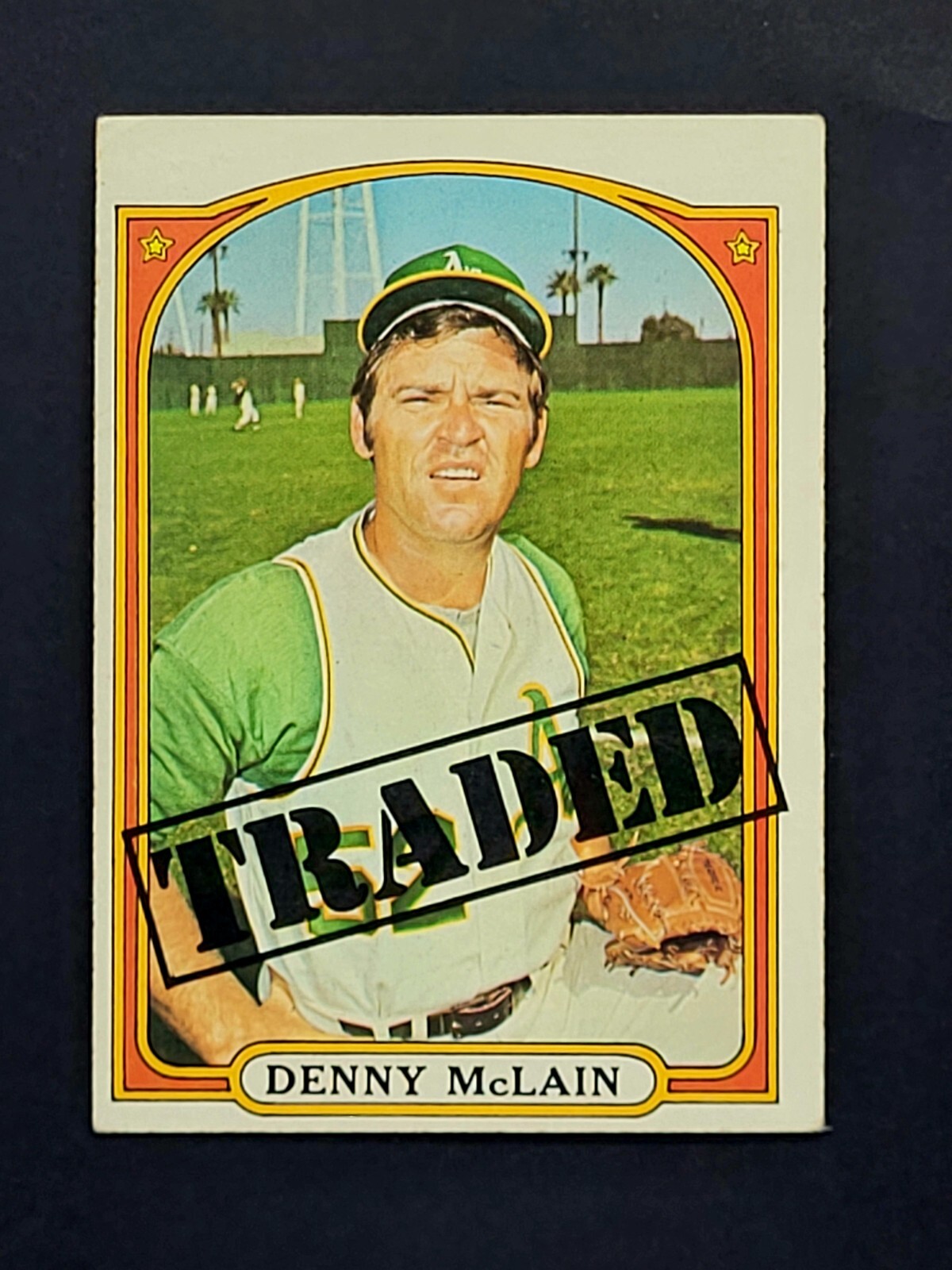 1972 Topps #753 Denny McLain TRADED HIGH NUMBER Baseball Card HI# EX OR ...