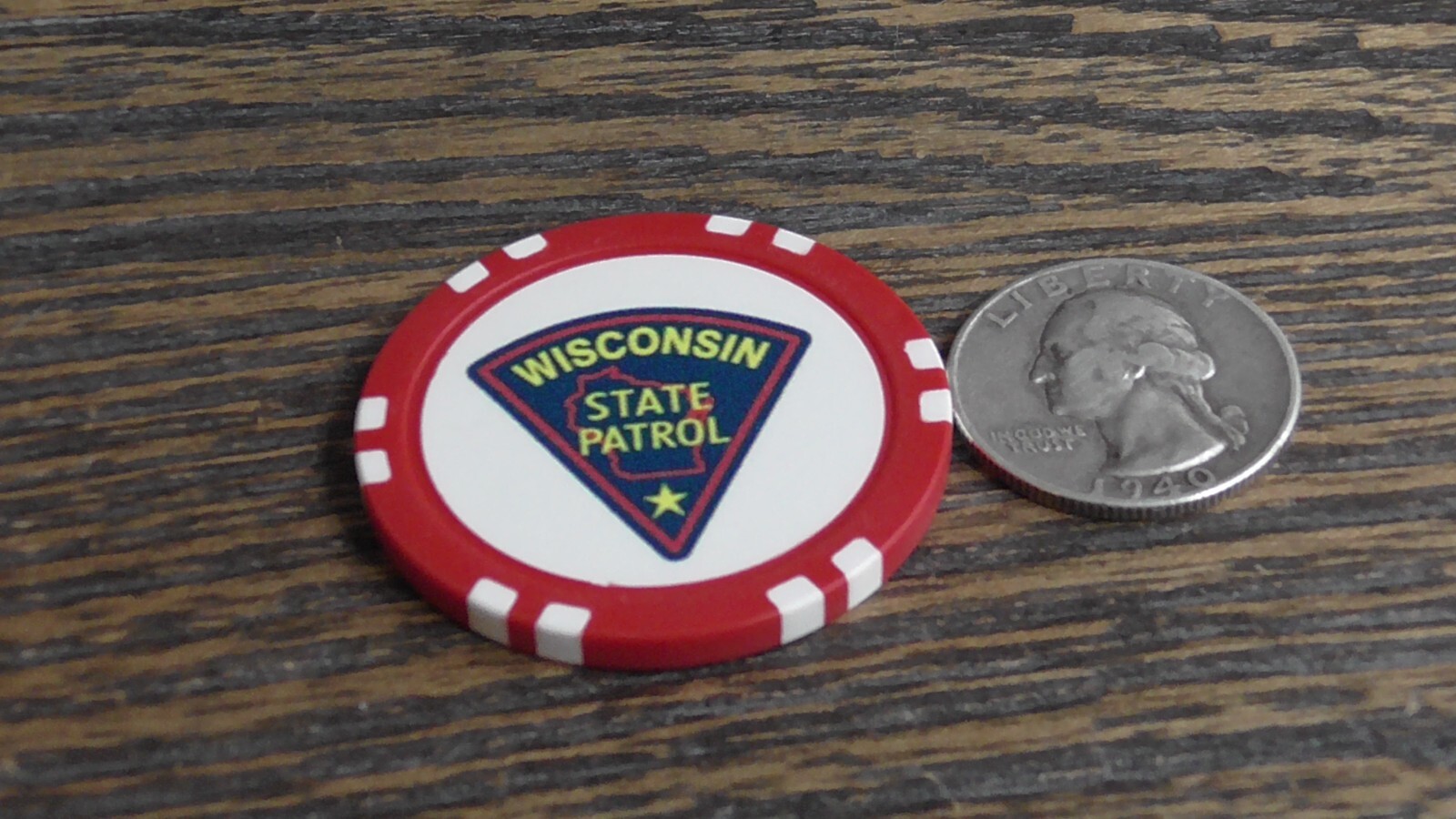 Wisconsin State Patrol Ceramic Challenge Coin #163X | eBay