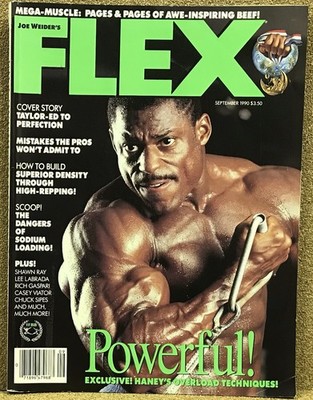 Vince Taylor/Lee Haney - FLEX Magazine - September 1990 | eBay