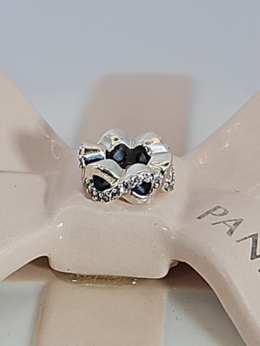 Pandora Sterling Silver Infinity Love Clear CZ Spacer #792101CZ | eBay