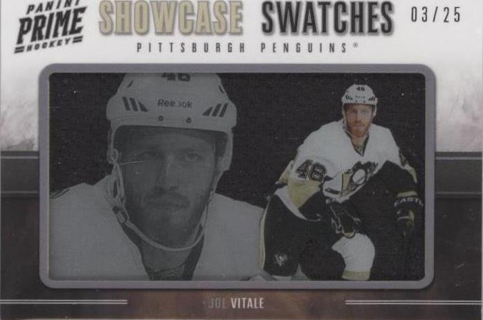 2011-12 Panini Prime - Showcase Joe Vitale #67 Swatches /25 (MEM, RC ...