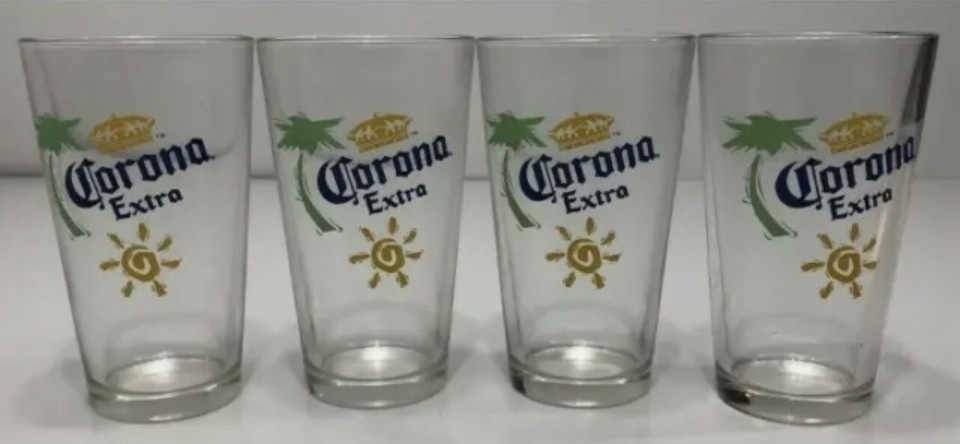 Corona Extra 19 pc. Gift Set Ice Bucket (4) 8oz. Pub Glasses, (14 ...