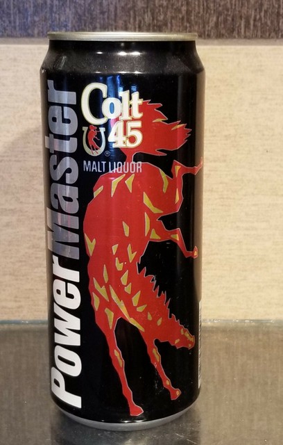 Colt 45 Power Master Malt Liquor 16oz Aluminum Stay Tab Beer Can G ...