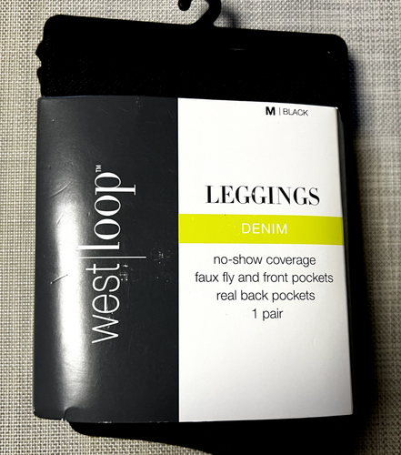 West Loop Leggings - Denim - BLACK - Size M | eBay