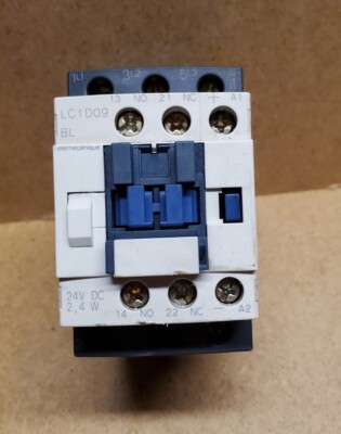 Schneider Telemecanique Square D LC1D09BL Contactor With 24 Volt DC ...