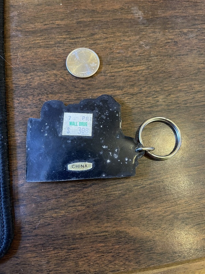 Ted & Bill Hustead's Wall Drug Store Rubber Keychain Mount Rushmore | eBay