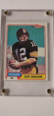 💥1981 NFL Topps Football | Terry Bradshaw | #375 | Pittsburgh Steelers💥 ...