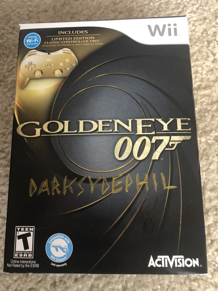 VERY RARE! YouTubers DarksydePhil AND John Rambo AUTOGRAPHED Goldeneye ...