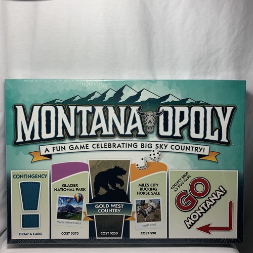 Montanaopoly Monopoly Board Game Big Sky Country Late For The Sky New ...