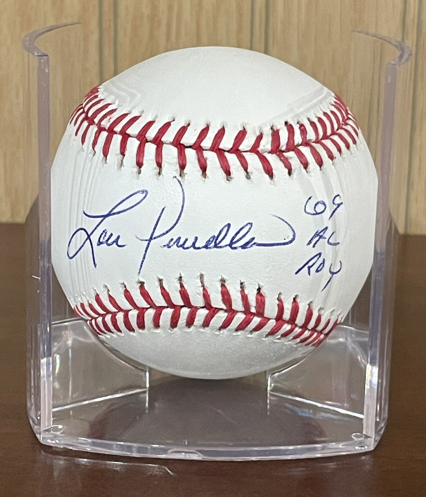 Lou Piniella Autographed OMLB Baseball with 1969 AL ROY Inscription | eBay