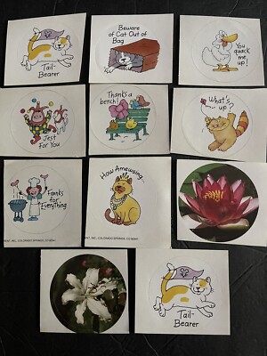 Vintage Current Stickers Set Of 11 Various Designs | eBay