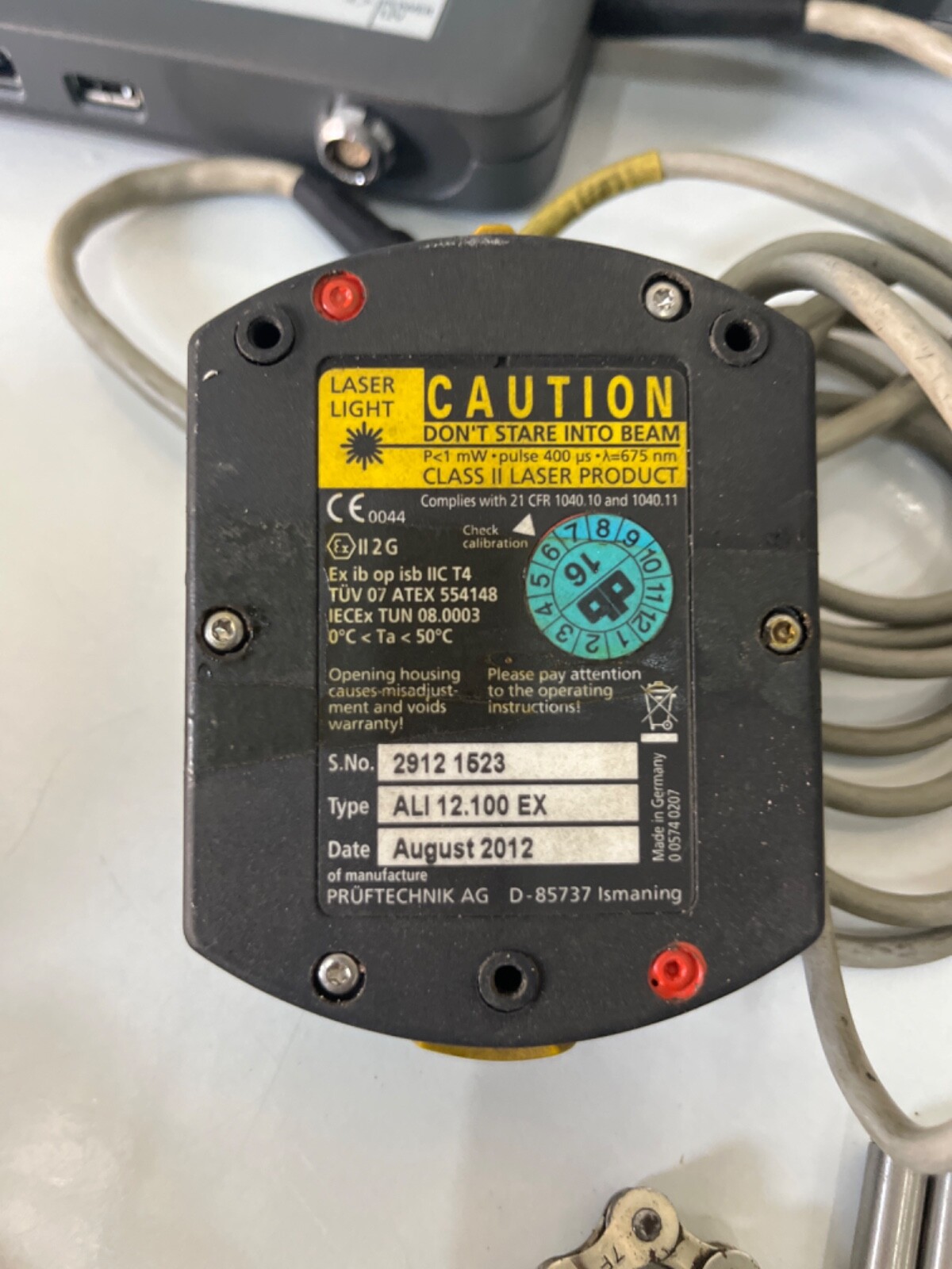 Pruftechnik Optalign Smart Laser EX Shaft Alignment Tool ALI 12.200 EX | eBay