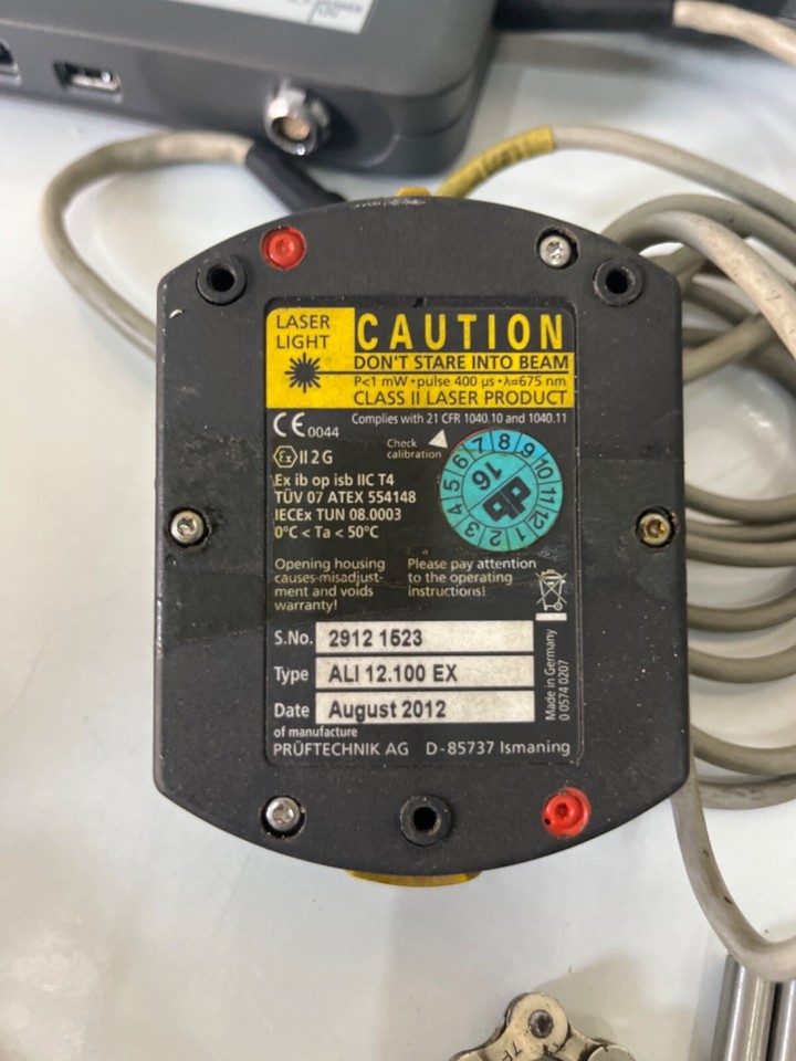 Pruftechnik Optalign Smart Laser EX Shaft Alignment Tool ALI 12.200 EX ...