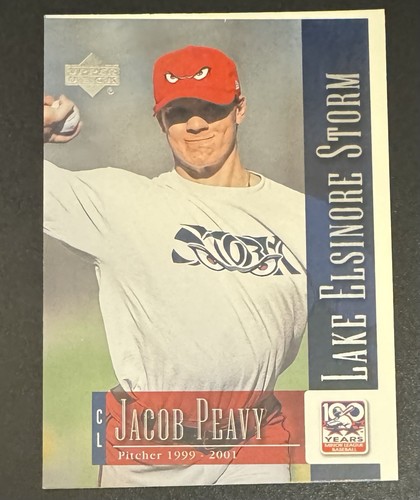 Jake Peavy 2001 Upper Deck Minor League ROOKIE Miscut #84 | eBay