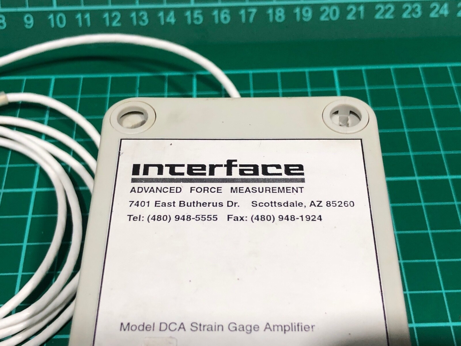 Interface Advanced Force Measurement LW1025-25 25lbf W/ DCA Signal ...