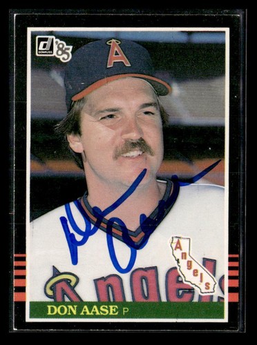 1985 Donruss #255 Don Aase IN PERSON AUTO! | eBay