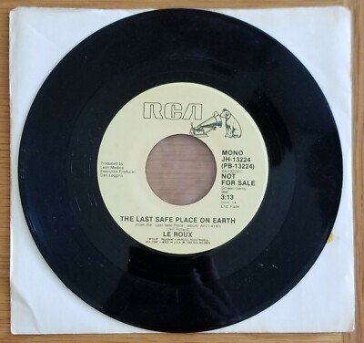 Le Roux "The Last Safe Place On Earth" 45 RPM 7" Vinyl Record | eBay