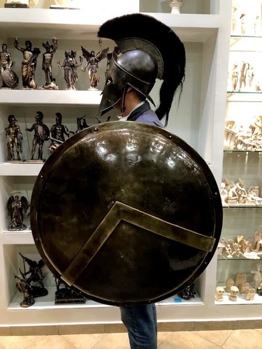 New Spartan 300 Medieval Leonidas Ancient Greek Army Battle Shield Handmade | eBay