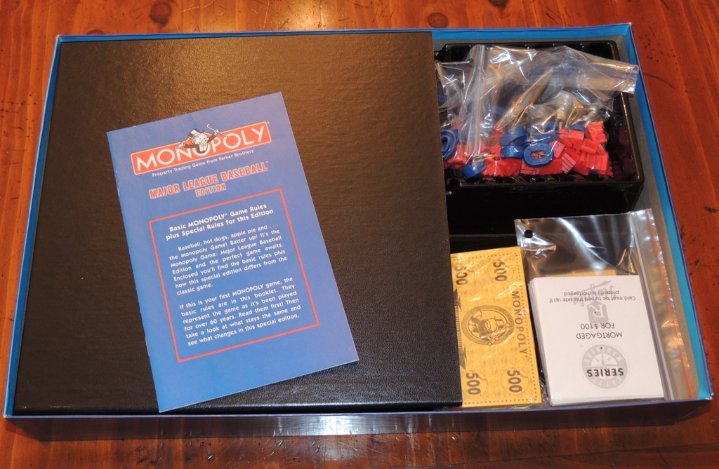 Monopoly Major League Baseball Edition MLB 1999 2-8 players pewter ...
