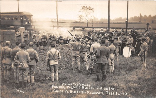 J18/ Indianapolis Indiana RPPC Postcard Fort Benjamin Harrison Hengen ...