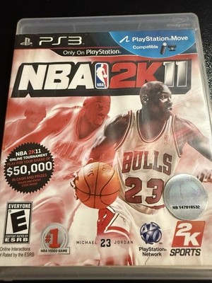 Sony Playstation 3 PS3 NBA 2K11 Michael Jordan Cover 2K Sports ...