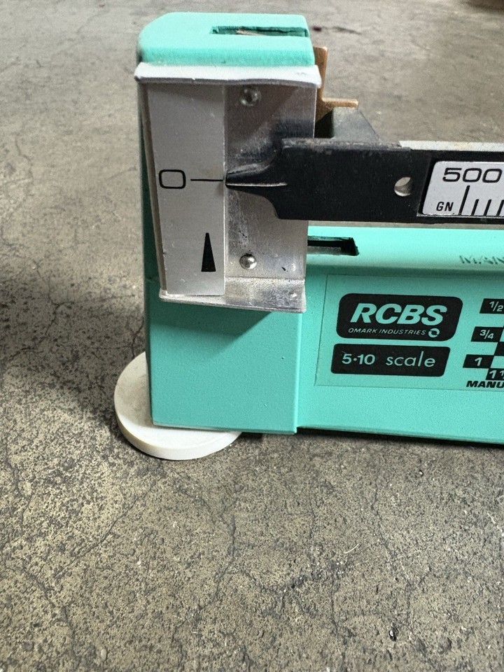 RCBS 5-10 Powder Reloading Balance Beam Scale | eBay