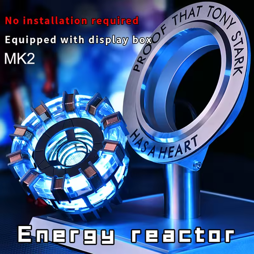 Marvel Iron Man 1:1 Scale Arc Reactor LED Light Tony Stark MK1 Light ...