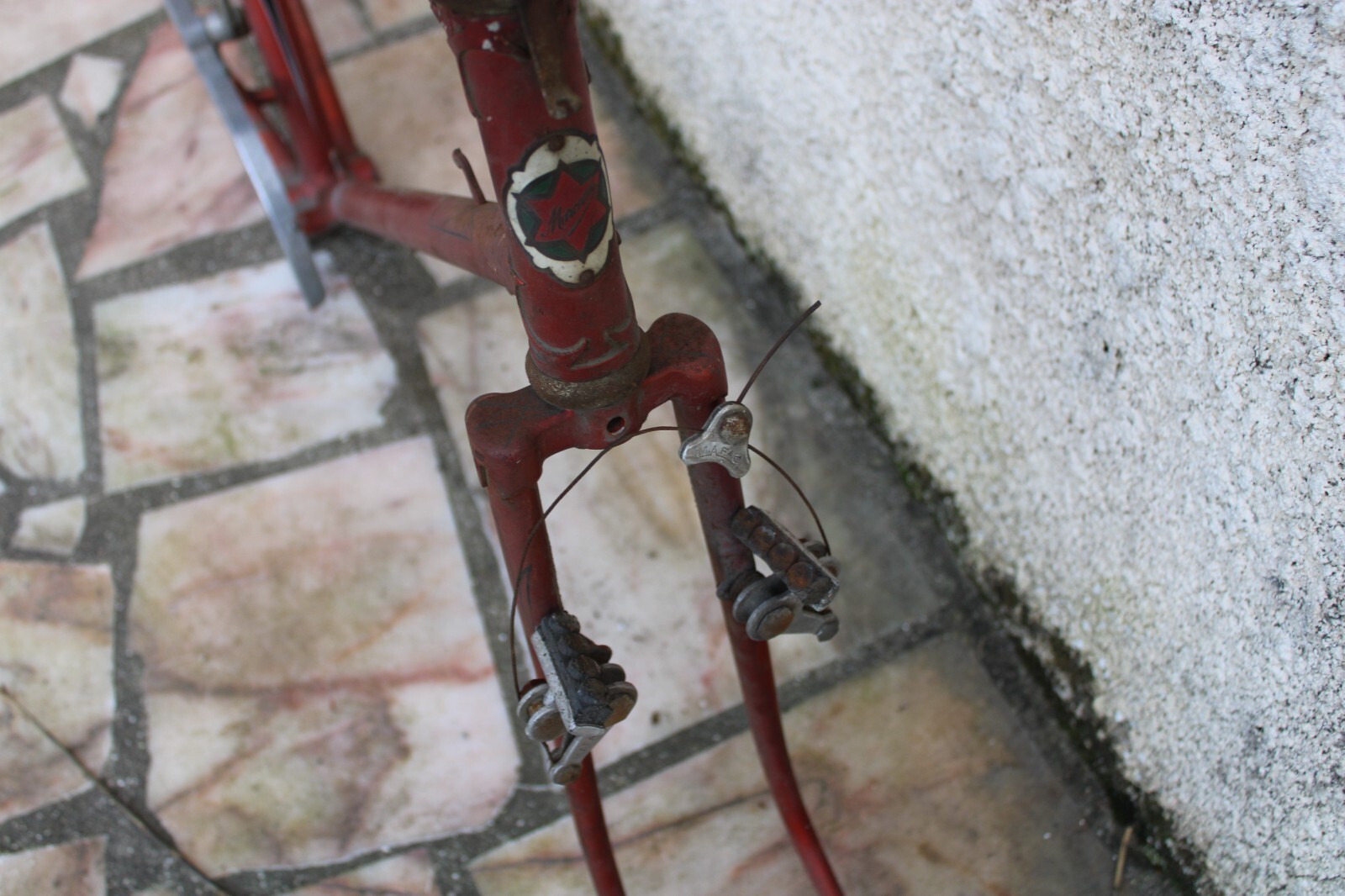 cadre randonneuse 650B 1950-55 avec freins mafac (no goeland rené herse ...