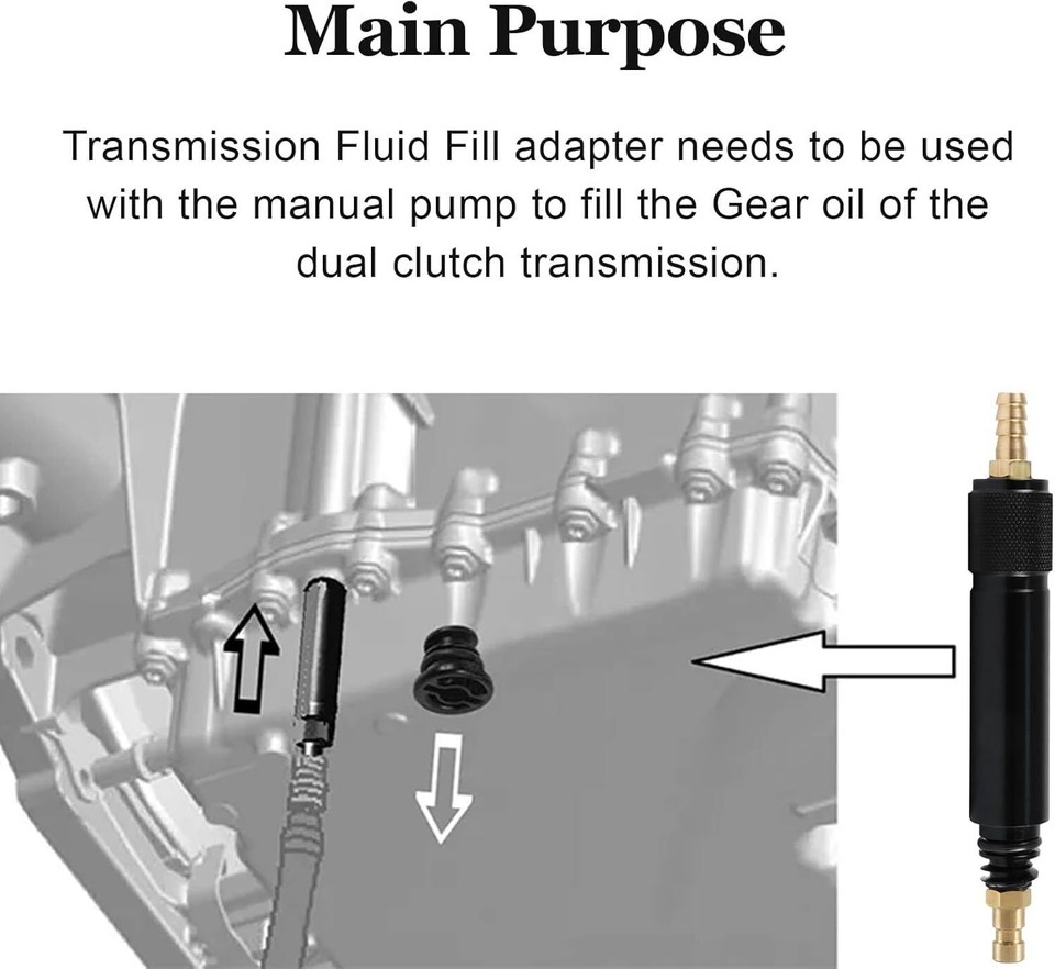 Transmission Oil Filling Adapter Kit for Audi VW A6 DSG 7speed DL382 ...