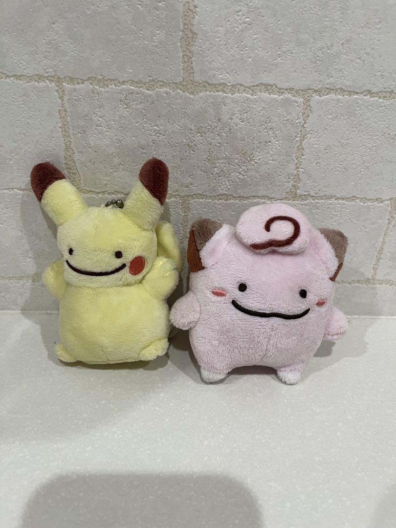 Pokemon Pikachu & Clefairy Ditto Transform Plush Mascot set of 2 ...