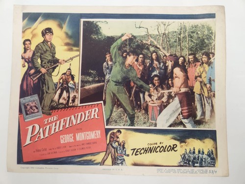 The Pathfinder Original Color Movie Poster George Montgomery Western ...