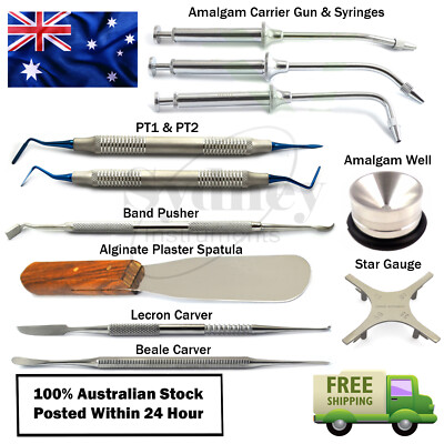 Dental Alginate Plaster Spatula, Filling Guns Syringes, Wax Carvers ...