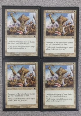 MAGIC THE GATHERING DEFENSIVE MANEUVERS 4XPLAYSET - ONSLAUGHT - COMMON ...
