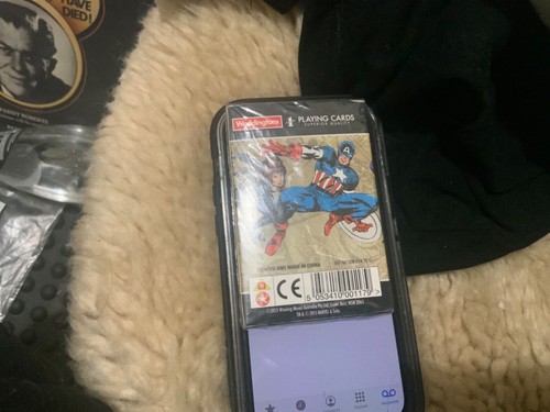 Sealed in plastic waddingtons marvel comics playing cards new | eBay