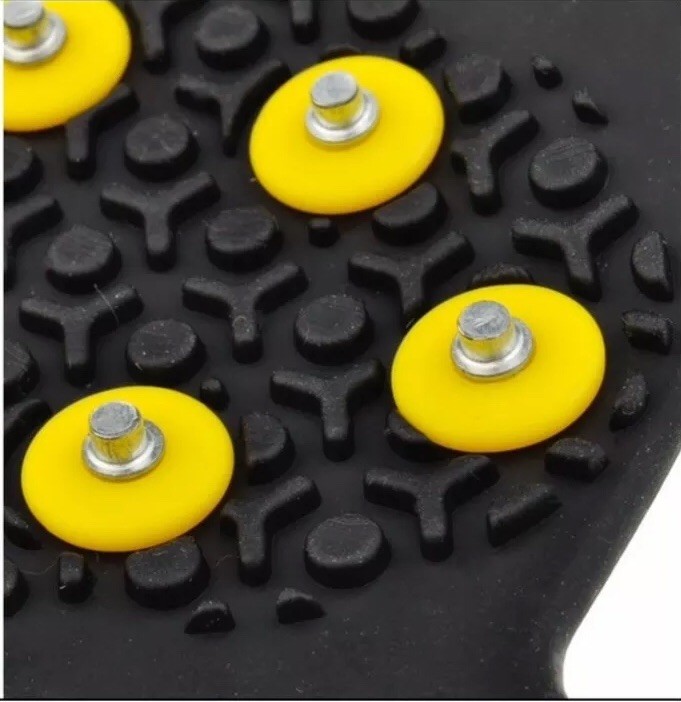 Winter Ice Anti-slip Snow Shoes Cover Spikes Grips Cleats Crampons 10 ...