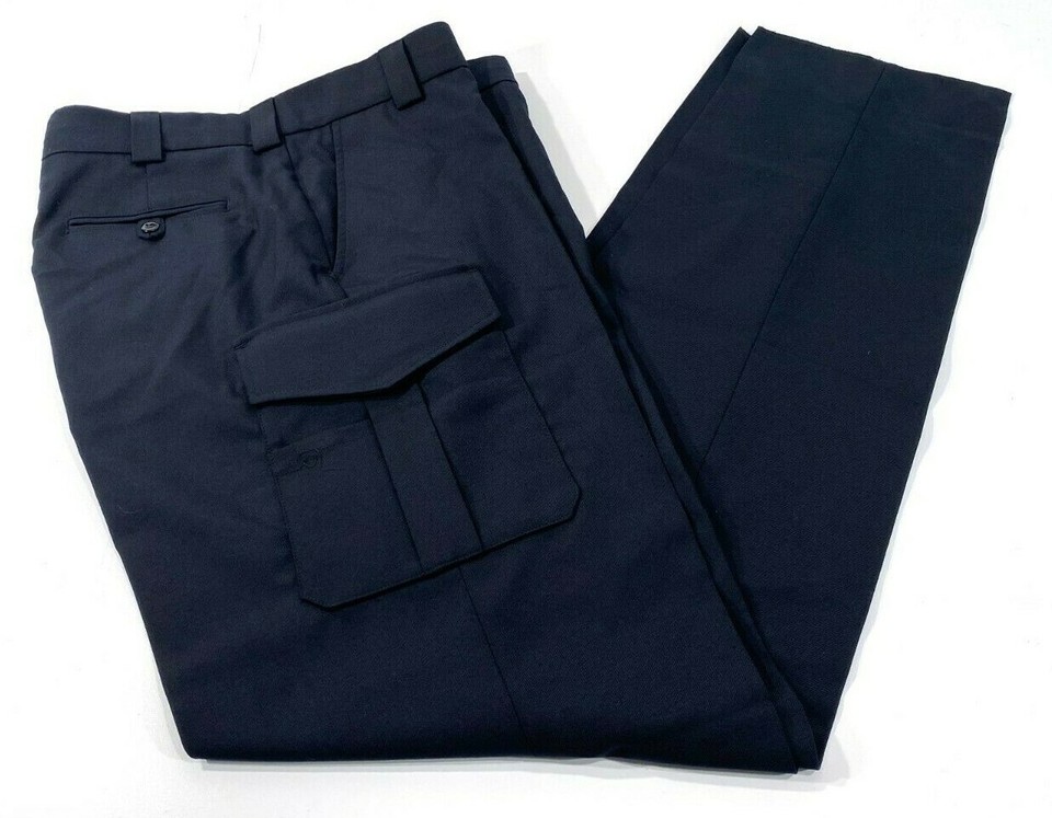 NEW MENS 33x36 BLAUER 8565 SIDE POCKET WOOL BLEND PANTS DARK NAVY 33x36 ...