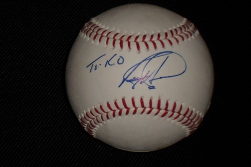 RYAN HOWARD SIGNED AUTOGRAPHED OFFICIAL MLB BASEBALL PHILLIES JSA ...