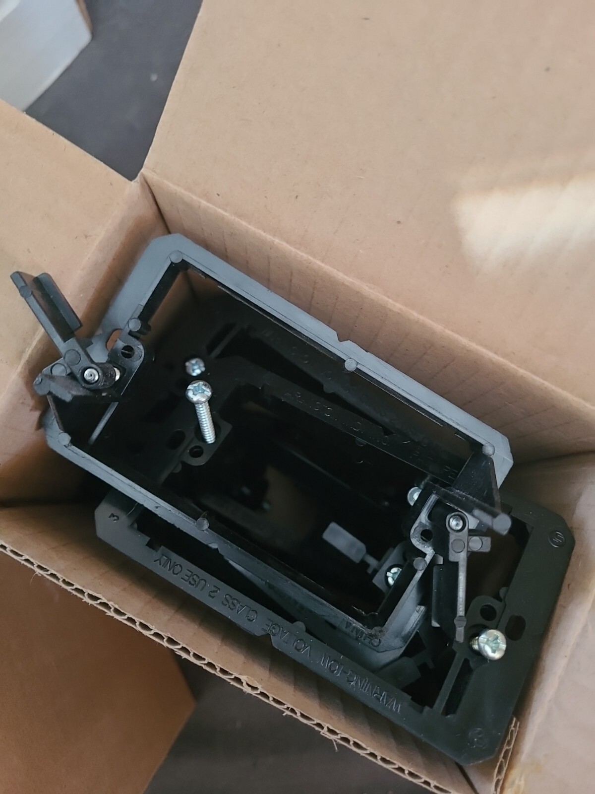 Arlington LV1 1-Gang Low Voltage Device Mounting Plate for 1/4" - 1 ...