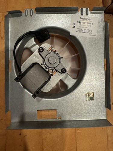 Broan NuTone TESTED No DOA 70CFM VC307AN 690 695-r00 Vent Fan Motor ...