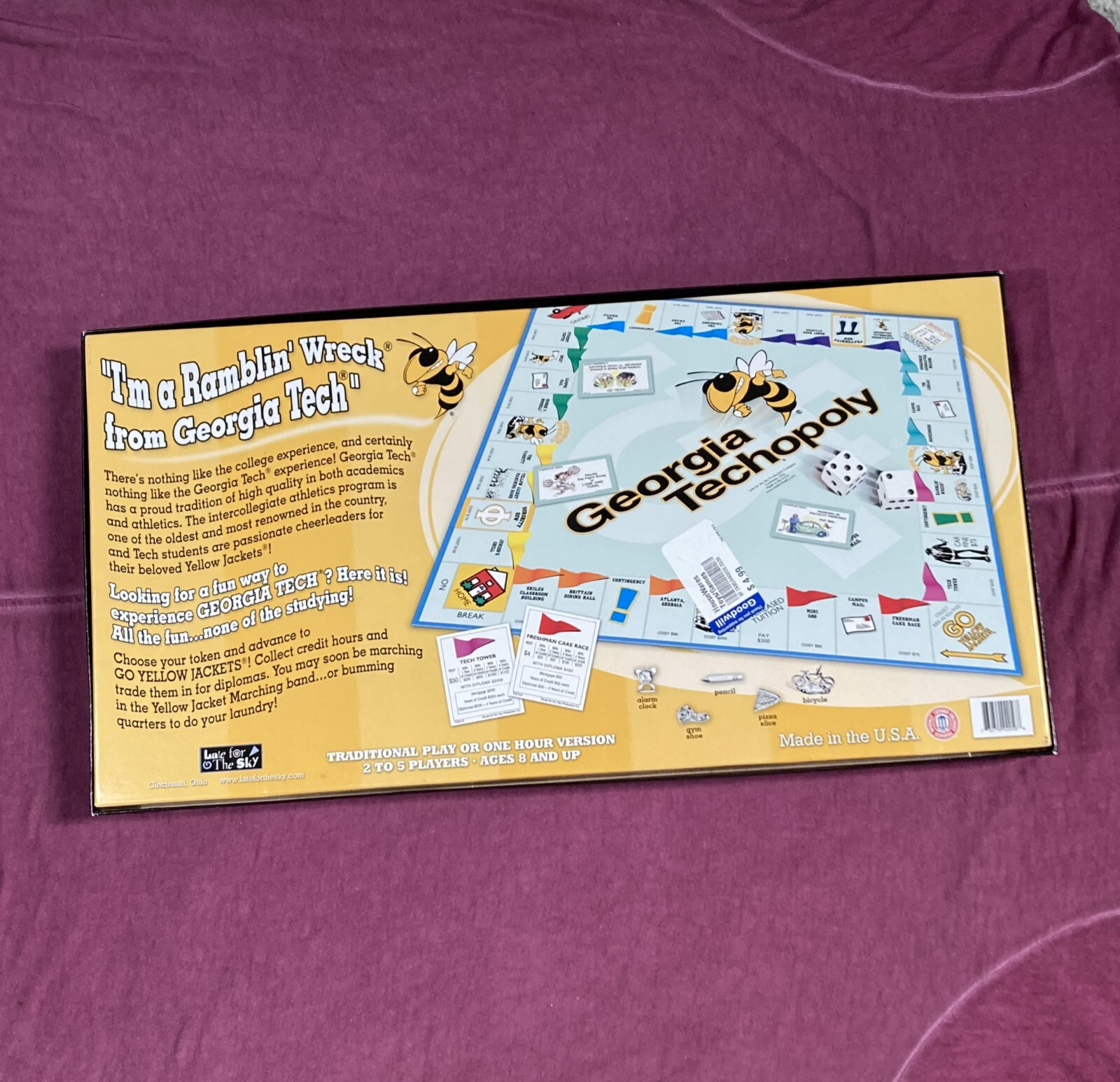 Georgia Tech Techopoly Monopoly Board Game Unopened RARE for sale ...