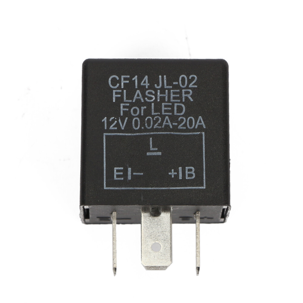 3-Pin CF14 JL-02 EP35 Car LED Flasher Relay Fix Turn Signal Hyper Flash ...