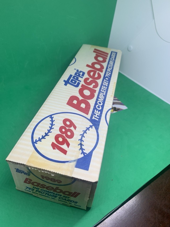 1989 Official Topps Baseball Cards Complete Set 792 Cards Factory Jose ...